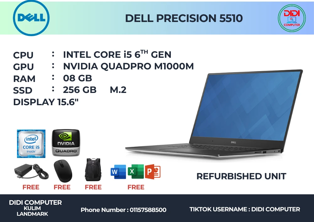 DELL PRECISION 5510 KLM000015