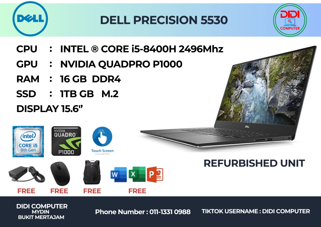 DELL PRECISION 5530 BM000015