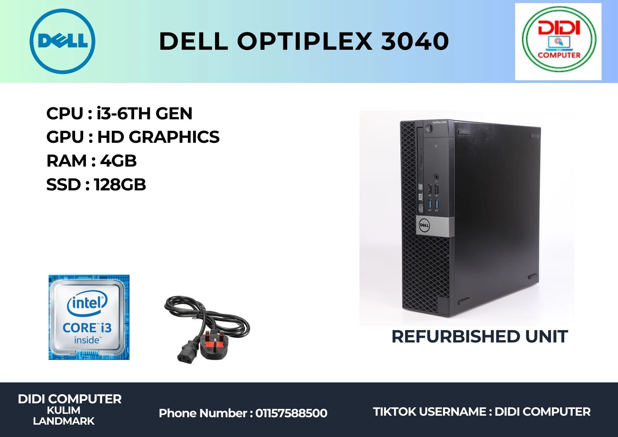 DELL OPTIPLEX 3040 KLM000144