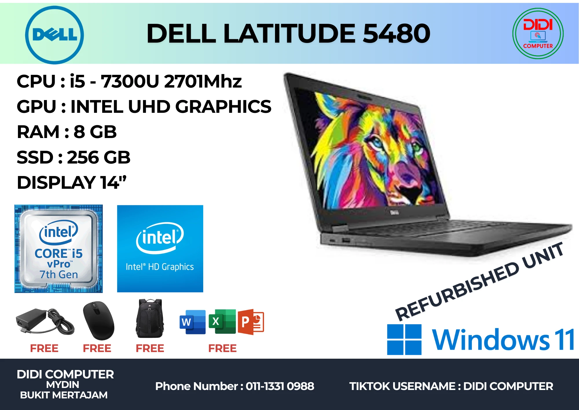 DELL LATITUDE 5480 BM000104